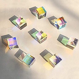 23mm X-Cube RGB Prism Dispersion Prism for Physics and Decoration 1pcs