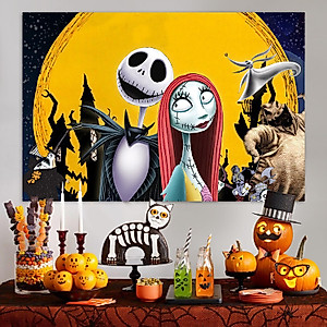 Happy Birthday Decorations, 5x3Ft Birthday Party Backdrop Banner Background Decorations for Boys and Girls Birthday Party Supplies Indoor Outdoor Photo Booth Props