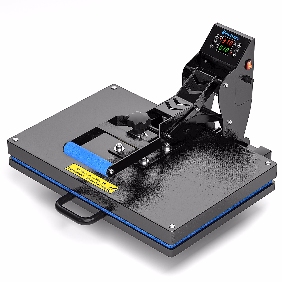 Delclynee 16" x 24" Slide Out Heat Press Machine for T Shirts, Clamshell Pull Out Lower Platen, Industrial-Quality Digital Sublimation Printer for Heat Transfer Vinyl