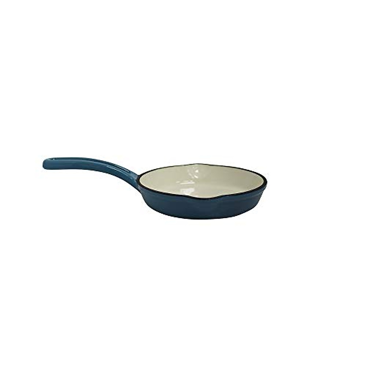 Mirro MIR-19060 6" Mini Cast Iron Skillet, Teal, Ready to Use