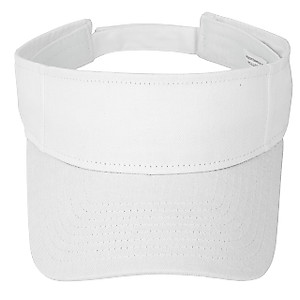 3 Pcs Sun Visor for Women Men Outdoor Sport Golf Tennis Softball, Adjustable Visors Hats 1600-3PC White