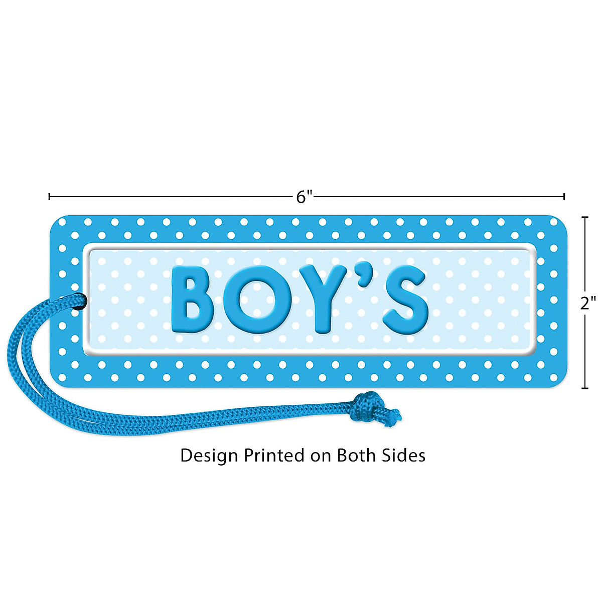 Teacher Created Resources Polka Dots Boys Pass (blue), Blue (4755)