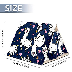 Y-DSIWX Guinea Pig Hideout Cozy Hamster House Cave for Bunny Chinchilla Hedgehog Small Animal Cute Animal Alpaca Love
