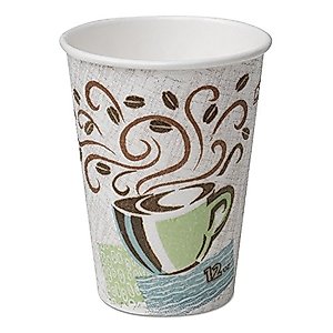 PerfecTouch 5356DX WiseSize Insulated Paper Cup, Coffee Dreams Design, 16 oz Capacity (20 Packs of 25)