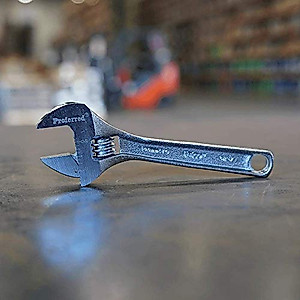 Proferred T05011 Standard Adjustable Wrench, Chrome Finish, 4"