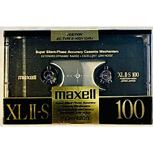 Maxell High Bias XLII-S 100 Minute Audio Cassette
