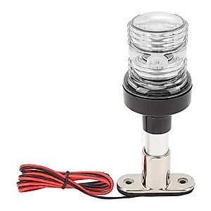 Boat Anchor Light, 6in All Round Stern Light Bright for Fishing Boat (Warm White)