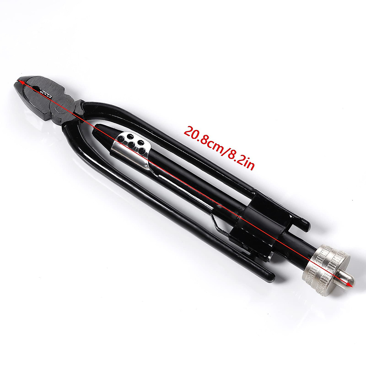 6 Inch Safety Wire Pliers, Wire Twisting Tool Lock Wire Pliers with 25' Stainless Steel Wire, Heavy Duty Wire Twisting Tool for Aircraft Machinery Vehicles