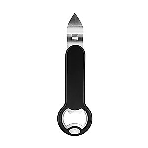 KITCHENDAO Magnetic Bottle and Can Opener for Refrigerator, Stainless Steel Manual Can Punch Opener for Liquid with Cap Catcher, Stick to Fridge for Easy Storage, Can Tapper Church Key with Magnet