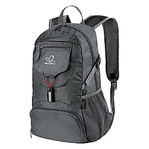 WATERFLY Small Lightweight Packable Backpack: 20l Ultra Light Foldable Travel Hiking Camping Daypack Day Pack for Man Woman