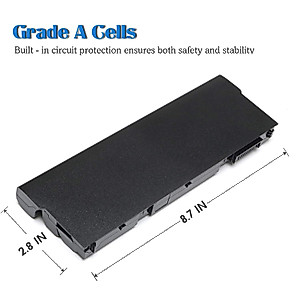 T54FJ M5Y0X Laptop Battery for Dell Latitude E6420 E6430 E6440 E6520 E6530 E6540 E5520 E5530 E5420 E5430 Fits NHXVW 8858X 312-1163 71R31 N3X1D HCJWT FRR0G [11.1V 7800mAh 97Wh 9Cell]