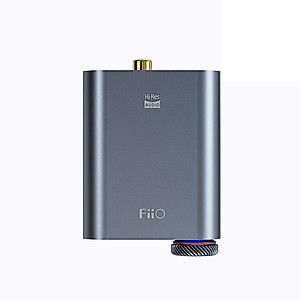 FiiO K3 DSD256 | 384K/32Bit USB-C DAC and Headphone Amplifier for Home and Computer(3.5mm Single Ended/2.5mm Balanced/Coaxial and Optical Digital Outs) (K3 Titanium)