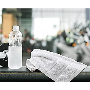 Utopia Towels - 12 Pack Viscose Luxury Wash Cloths Set (12 x 12 Inches) 100% Cotton Ring Spun, Highly Absorbent and Soft Feel Essential Washcloths for Bathroom, Face Towel, Gym and Spa (White)