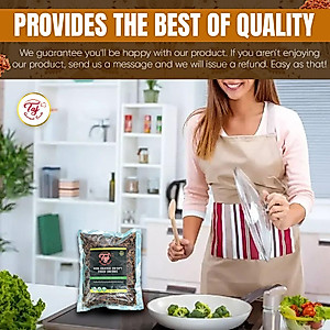 TAJ Crispy Fried Onion 100% Natural | Great for Seasoning Garnishing on Sushi, Green Bean Casseroles, etc. (Non-Coated, 908g (2lbs))