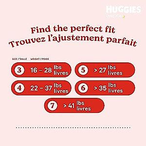 Huggies Overnites Nighttime Baby Diapers, Size 7 (41+ lbs), 68 Ct