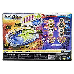 BEYBLADE Burst Rise Hypersphere Vortex Climb Battle Set - Complete Set with Beystadium, 2 Battling Top Toys and 2 Launchers, Ages 8 and Up
