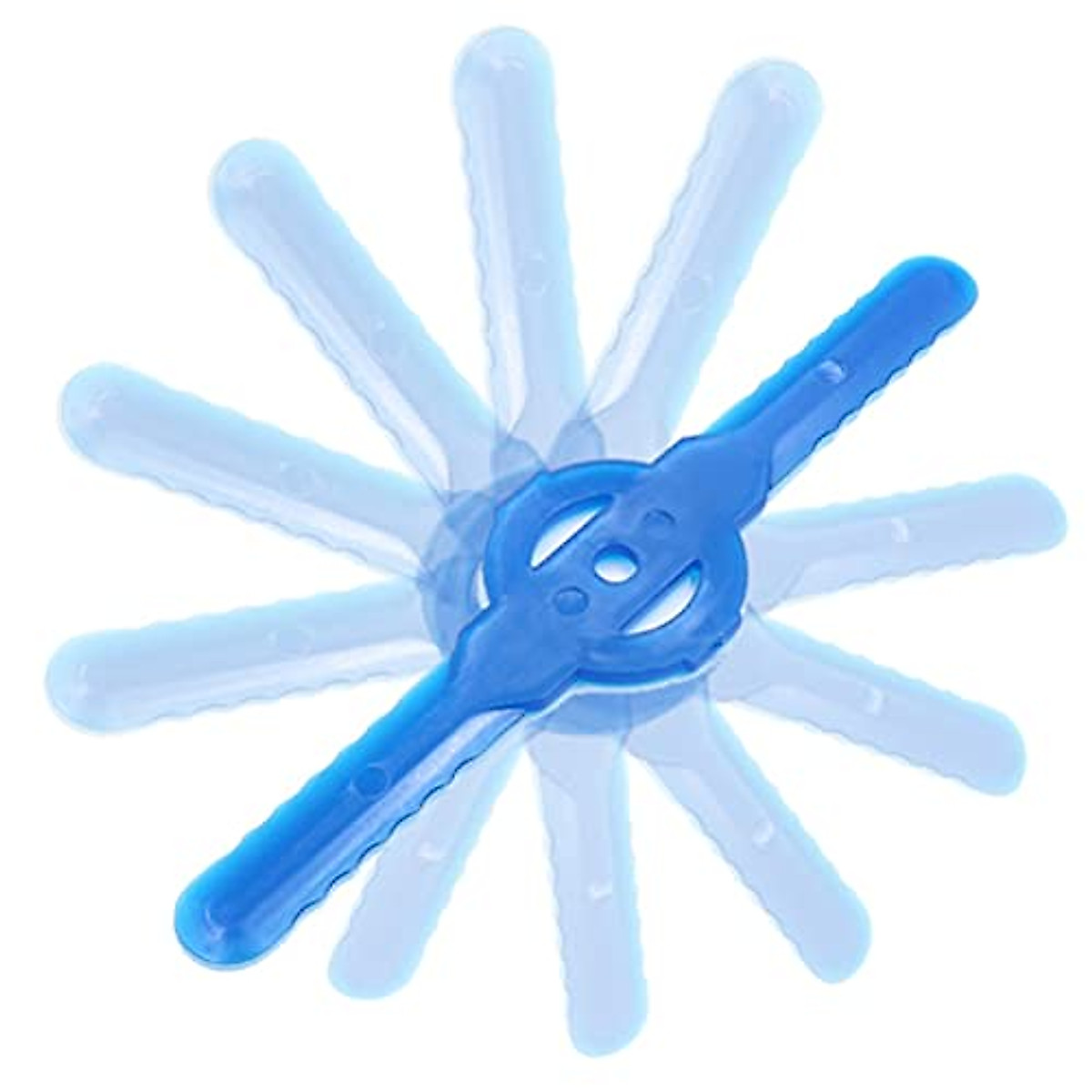 HEEPDD 10 PCS Grass Trimmer Head Blades Replace Plastic Cutter,Blade Replacement Lawn Mower Plastic Weed Wacker Eater Head for Cordless Grass Trimmer (red)