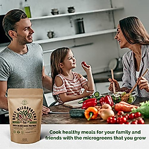 Beet Sprouting & Microgreens Seeds - Non-GMO, Heirloom Sprout Seeds Kit in Bulk 1lb Resealable Bag for Planting & Growing Microgreens in Soil, Coconut Coir, Garden, Aerogarden & Hydroponic System.