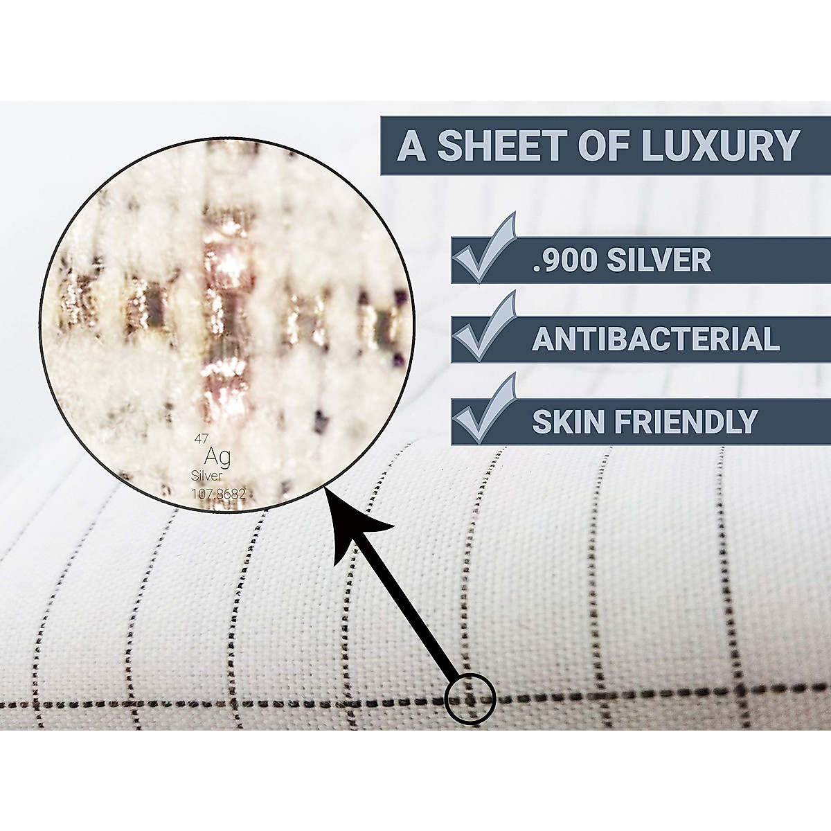 Earthing Half Sheet, Grounding Sheets for Earthing, Earthing Mat, Grounding Kit | Including Grounding Cord + 2 Suspenders | Earthing Sheet, Grounding Mat Earthing