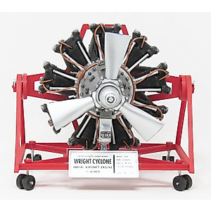 Atlantis STEM Wright Cyclone Engine 1/12 Scale Plastic Model kit Made in The USA