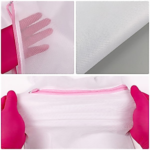 Mesh Laundry Bag for Delicates 3 Pcs,Sturdy and Durable,Suitable for Sorting and Washing Clothes,Such as Coats,Shirts,Sweaters,Pants,Bras and Baby Clothes