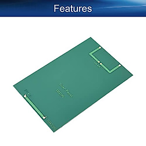 Bettomshin 1Pc 9V 3W Mini Solar Panels Cells, Polycrystalline Solar Cells Micro Solar Panel Module for Light Electric Toys Solar Battery Charger DIY Solar Syatem Kits (7.68" x 4.92"/195mm x 125mm)