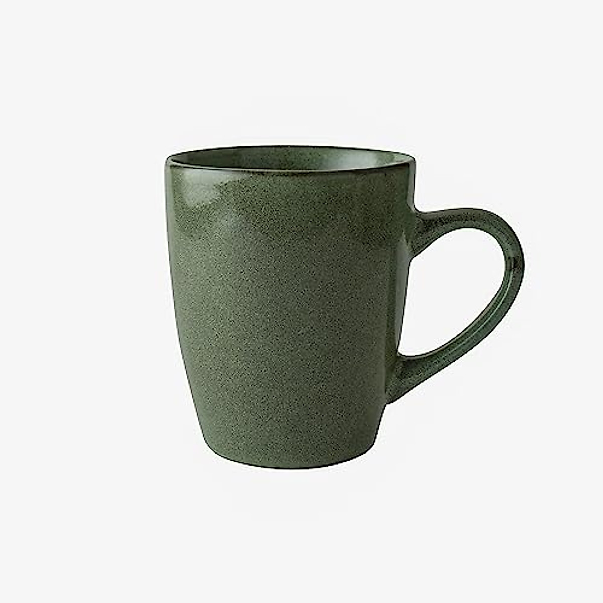 Dutch Rose Amsterdam Serenity 16 Piece Dinnerware Set, Full Sized Plates, Dinner Plates, Bowls, Coffee Mugs, Dinner Service for Four Giftset, Green