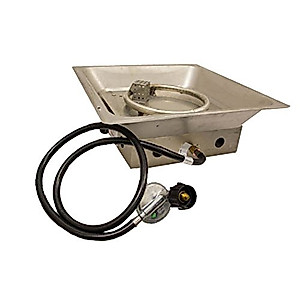 Hiland Burner Fire Pit Burner Replacement DGH and GSF-DGHSS, Fitted, Stainless Steel