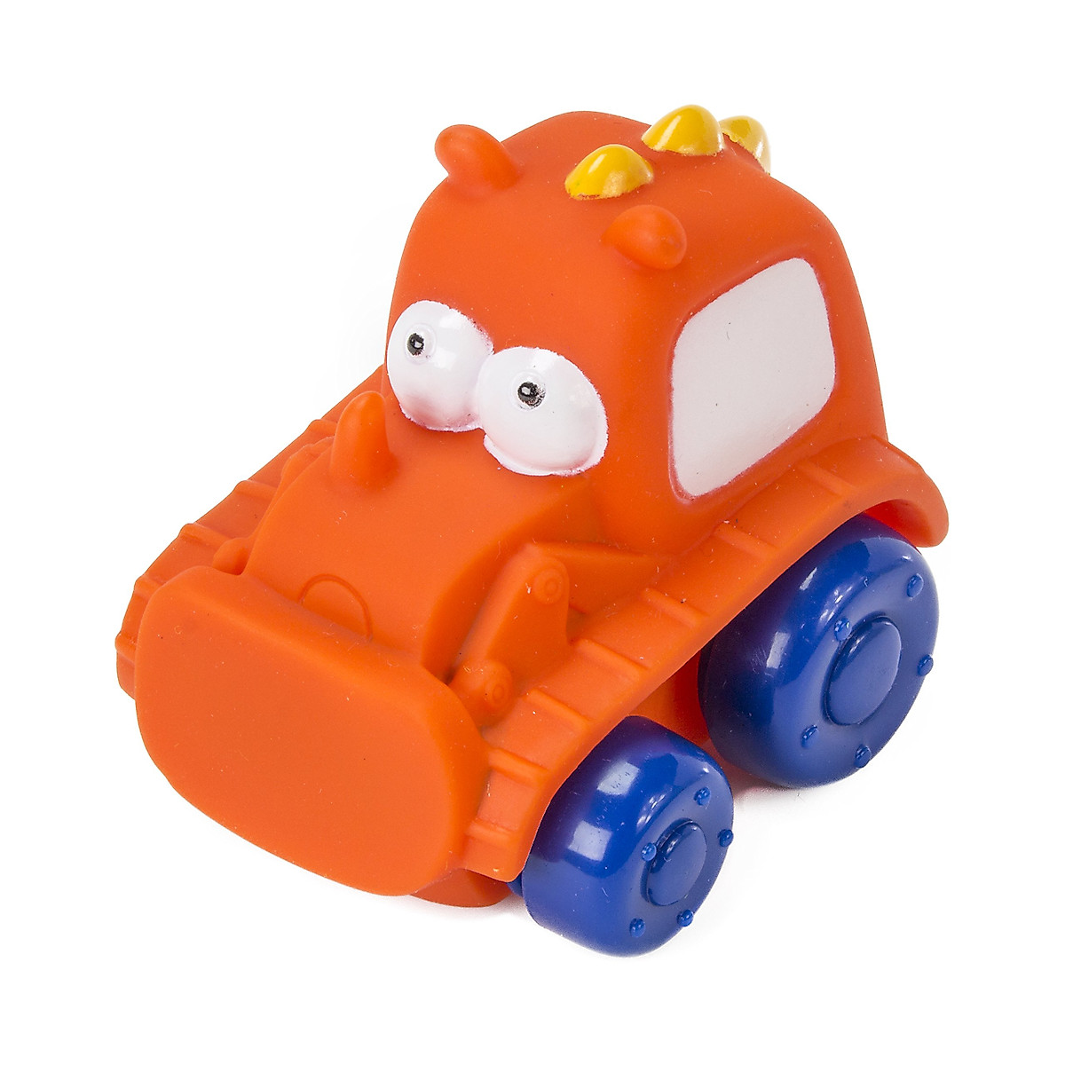 Kidoozie Mini Monster Trucks – Teaches Beneficial Roleplay and Employs Tactile Engagement – Includes Yellow, Orange, Blue, Green, and Red Trucks with Varying Facial Expressions – For Ages 18 Months and Up