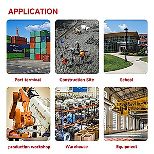 YASONG SLA-05B Model Industrial Alarm Siren, 0-130dB 12 Horn Tones Switchable, AC110V-120V 45W High Power for Noisy Environment Emergency Alarm Range of 100-150 Meters - Fire Tornado Alarm