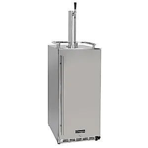 Kegco HK-15-SS Beer Kegerator, 1 Tap, Stainless Steel
