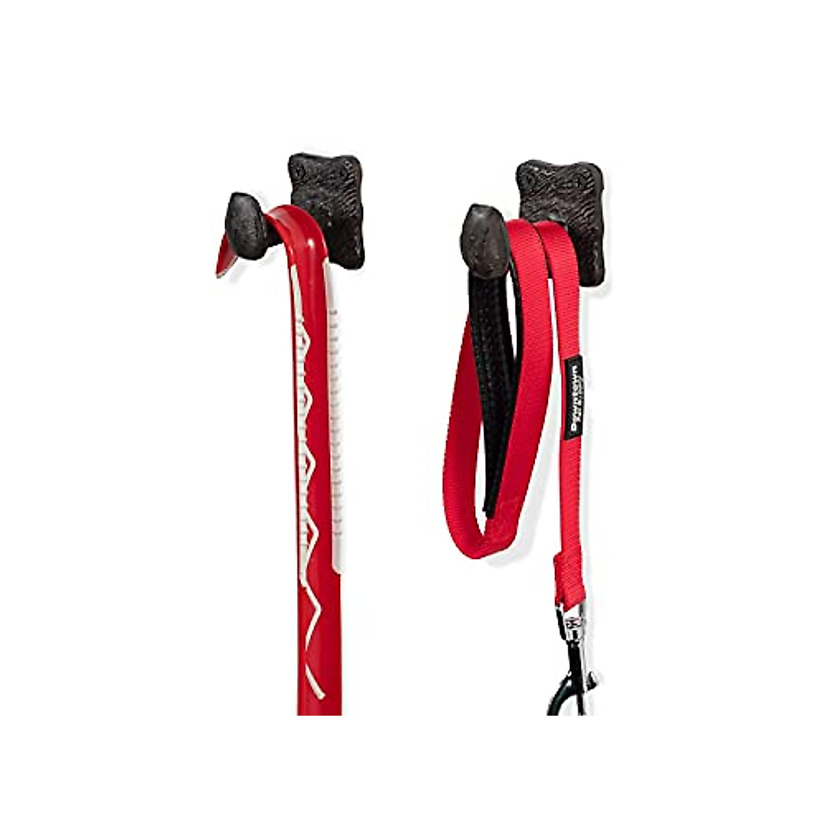 Rustic State Motris Wall Mount Cast Iron Hooks Coat Towel Bag Hat Hanger Multiuse Entryway Railroad Spike Rack Black Set of 2