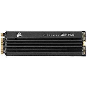 Corsair MP600 PRO LPX 1TB M.2 NVMe PCIe x4 Gen4 SSD - Optimized for PS5 (Up to 7,100MB/sec Sequential Read & 5,800MB/sec Write Speeds, High-Speed Interface, Compact Form Factor) Black