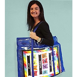 Carson Dellosa Deluxe Bulletin Board Storage Bag Pocket Chart, (24" x 30") Bulletin Board Holder, Large Organizer for Bulletin Boards, Charts, Calendars, Posters, Wall Art, and More