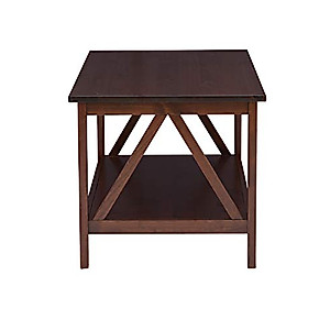 Linon Home Dcor Linon Home Decor Titian Coffee Table, 44.02"w x 21.97"d x 20"h, Antique Tobacco