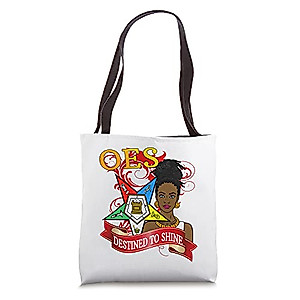 Order Of The Eastern Star Diva OES Emblem Mason Logo Sistar Tote Bag