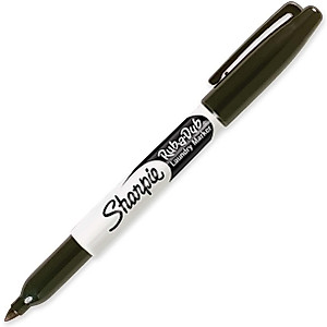 Sharpie Rub-A-Dub Permanent Laundry Marker Fine Black - Pack of 1