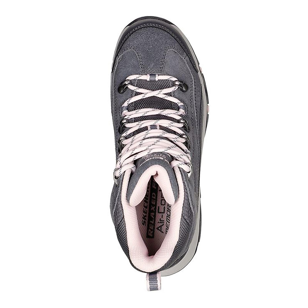 Skechers Women's, Relaxed Fit: Trego - Alpine Trail Hiking Boot Grey Pink 7.5 M