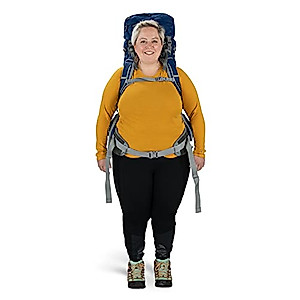 Osprey Ariel 65L Women's Backpacking Backpack, Black, WXS/S, Extended Fit