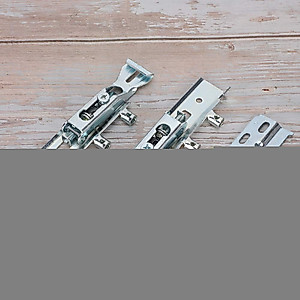 2Pcs Concealed Cabinet Hanger Universal Cupboard Wall Brackets Unit Heavy Duty Kitchen Wall Unit Cabinet Plates for Kitchen Bedroom Dinining Room Study