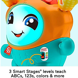 Fisher-Price Baby & Toddler Learning Toy Dj Bouncin’ Beats With Music Lights & Bouncing Action For Ages 6+ Months