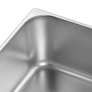 Undermount Sink, Yacht Sink L330 W300 H150mm Stain Resistant 304 Stainless Steel for Camper for Bar for Bathroom