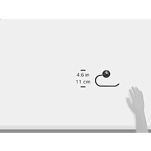 Amazon Basics Euro Toilet Paper Holder - Standard, 1-Piece, Black