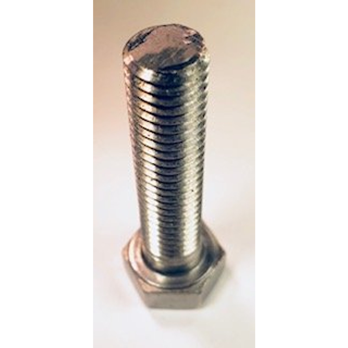 Serval Products 3/8-16 X 2 Left Hand (Reverse) Thread Hex Bolt Stainless Steel 18-8 Full Thread (2-Pack)