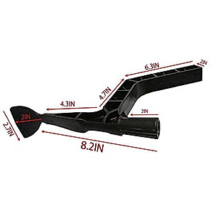 EOSS 2 Packs Home Gutter Tool, Gutter Cleaning Spoon and Scoop, Roof Gutters Cleaning Tool for Garden, Ditch, Villas, Townhouses