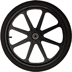 20 Inch Pneumatic Replacement Wheels for Rubbermaid Cart from Uline (2-Pack) (5/8" Axle Bearing)