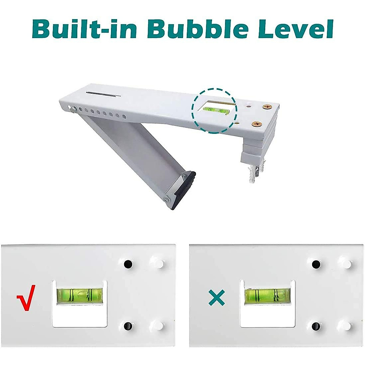 Daisypower Window Air Conditioner Bracket Heavy Duty, Sturdy Structure Supports Up to 165 lbs, Designed A/C Units 9,000 to 22,000BTU
