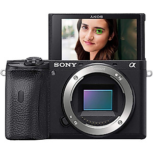 Sony a6600 Mirrorless Digital Camera Bundle with 64GB SD Memory Card, Gadget Bag, Peak Design Strap, Monopod, More | Sony Alpha 6600