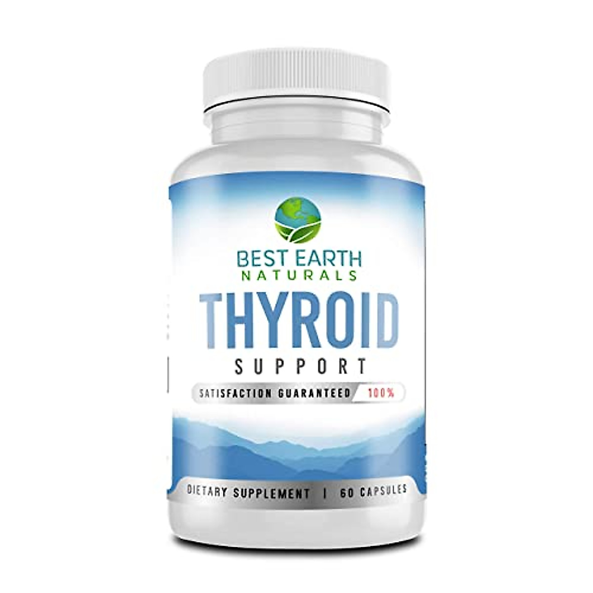 Thyroid Supplement to Promote Thyroid Function with Thyroid Support Vitamins, Vitamin B-12, Iodine, Magnesium, Zinc, Selenium, Manganese, L-Tyrosine, Bladderwrack, Cayenne, Kelp & More 60 Count