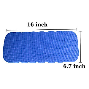 AebDerp 4Pcs Garden Knee Pads Kneeling Pad Foam Mat, 16 x 6.7 Waterproof Cushion Gardening Knee Pads for Cleaning Floors, Bath Kneeler Pad for Bathing, Seat Kneel Mats for Work, Prayer, Yoga, Exercise